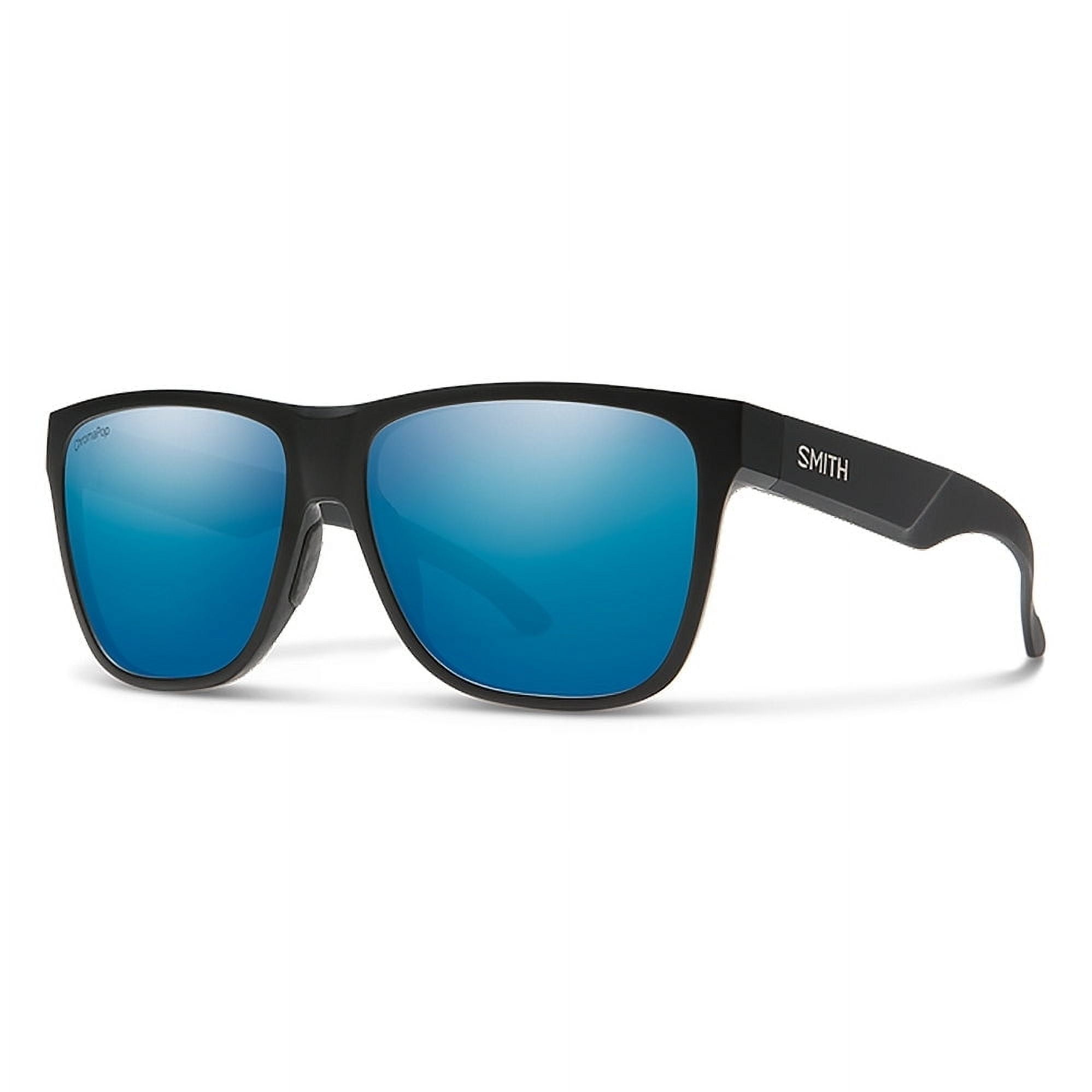 Smith Lowdown XL 2 Sunglasses (Matte Black / Chromapop Polarized Blue Mirror) - Walmart.com