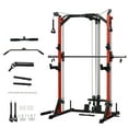Mikolo Compact 7-IN-1 Smith Machine With Cable Crossover System ...