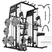RitFit M1 Smith Machine - Multifunctional Workout Station with Cable ...