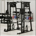 Smith Machine with Cable Crossover System, Multi-function Squat Rack ...