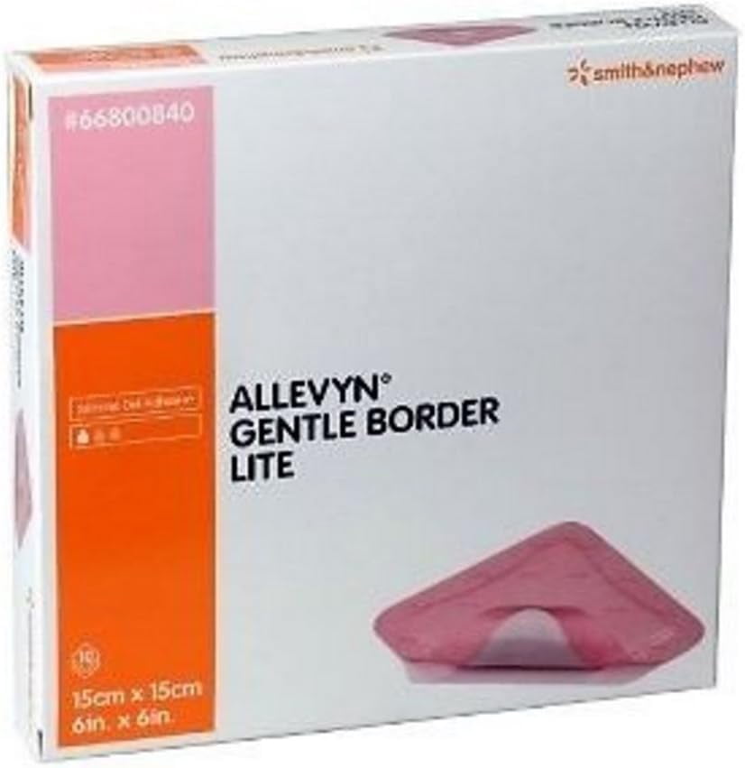 Smith & Nephew 66800840 Allevyn Gentle Border Lite 6 in. x 6 in. (Each ...
