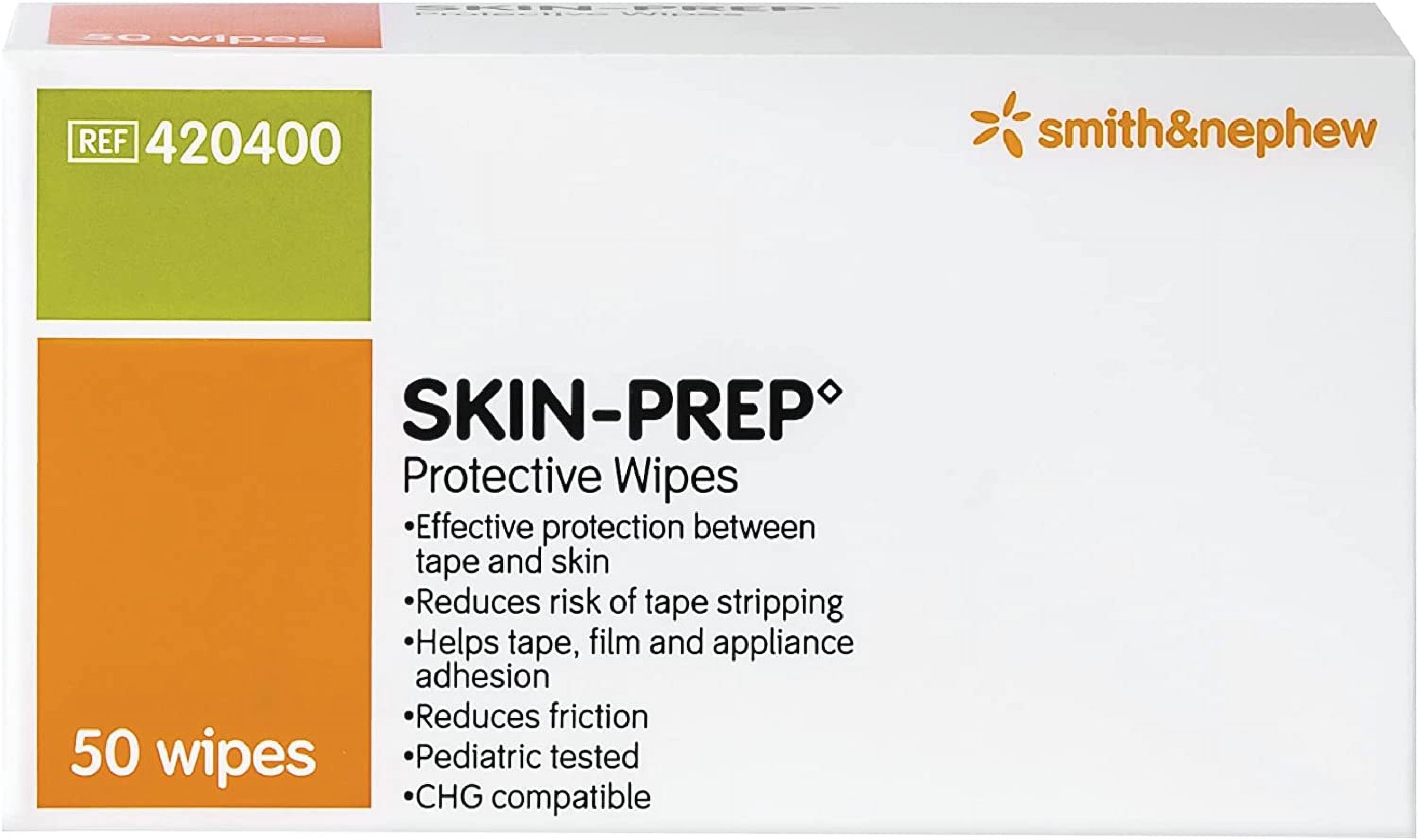 Smith+Nephew SKIN-PREP Wipes, Protective Dressing Wipes, Skin Barrier ...