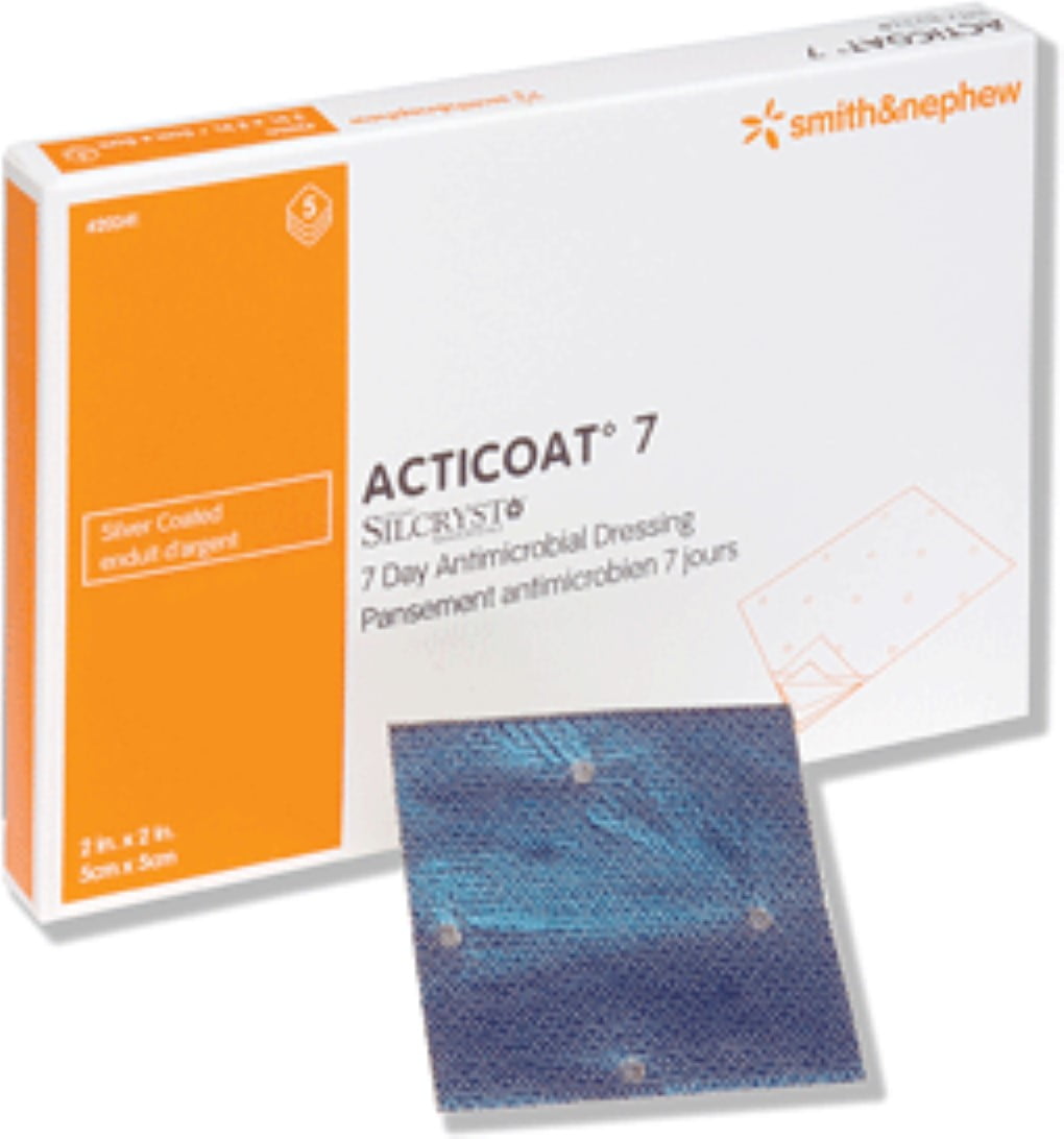 Smith & Nephew Smith & Nephew Acticoat 7 Day Antimicrobial Dressing, 5 ...