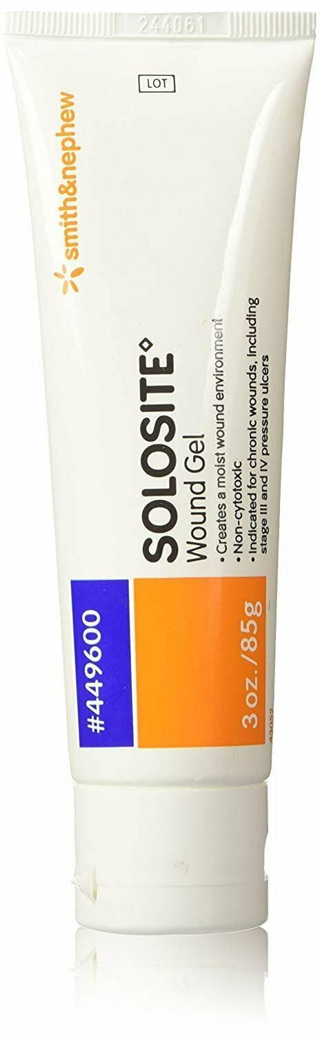 Sport Aid Smith & Nephew Solosite Wound Dressing Gel, 3 oz, Hydrogel ...