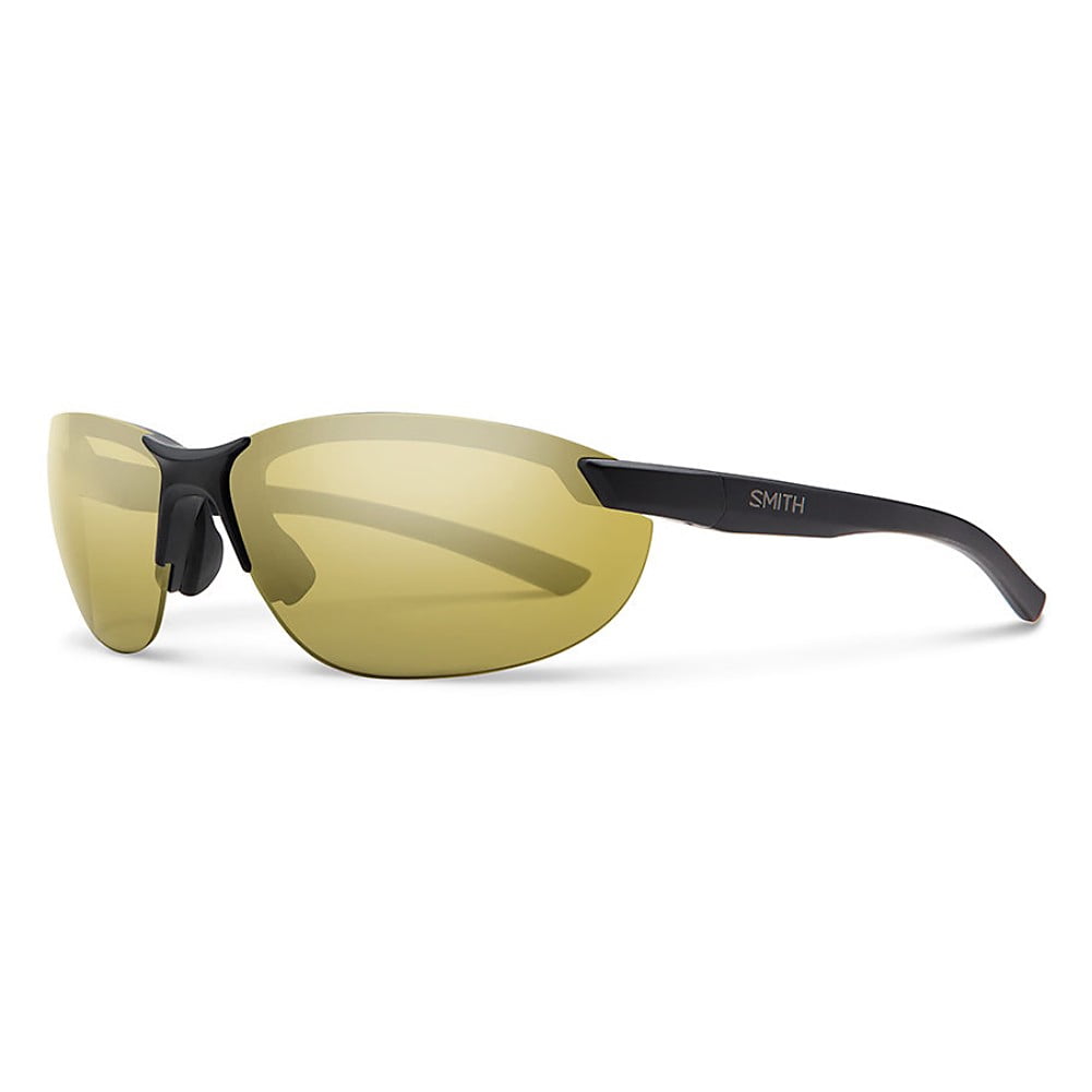 Smith Optics Parallel 2 Sunglasses Polarized Gold Mirror - Matte Black ...