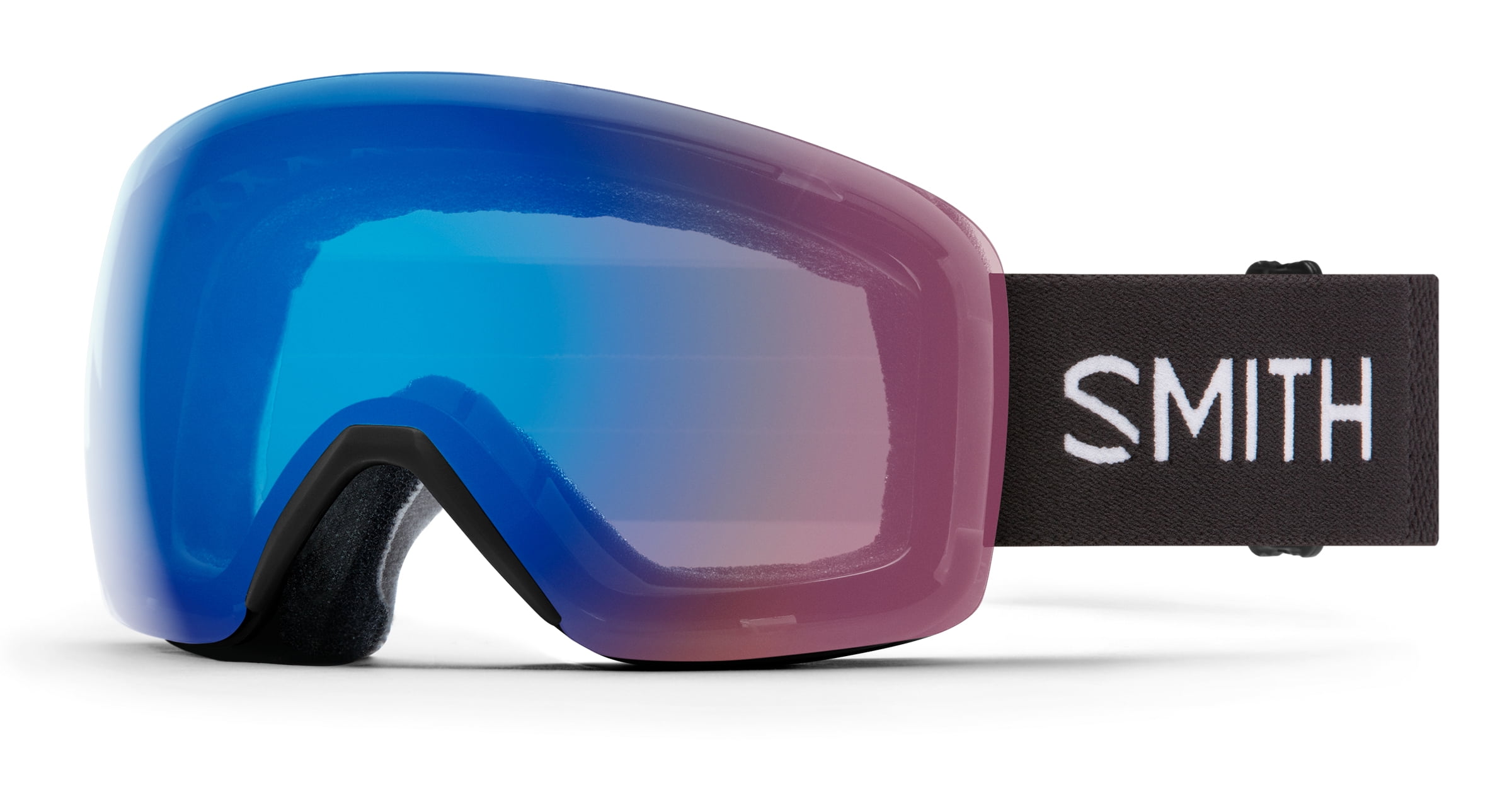 Smith Optics Skyline Goggles - Black; ChromaPop Storm Rose Flash ...