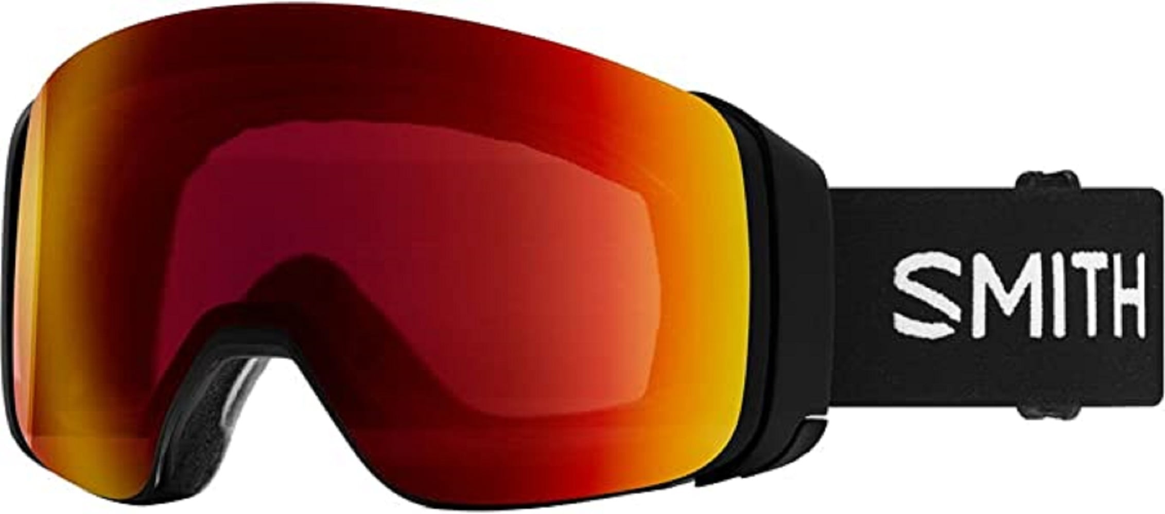 Smith Snow Goggles 4D MAG Black ChromaPop Sun Red Mirror + Storm Yellow ...