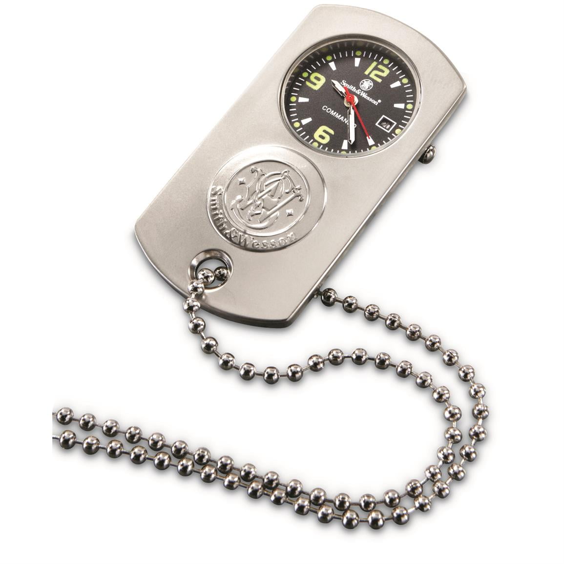 Smith & Wesson Dog Tag Watch Silver - Walmart.com
