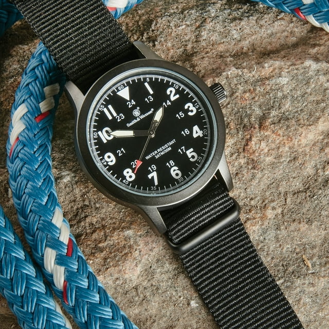 Smith & Wesson NATO Watch Black - Walmart.com