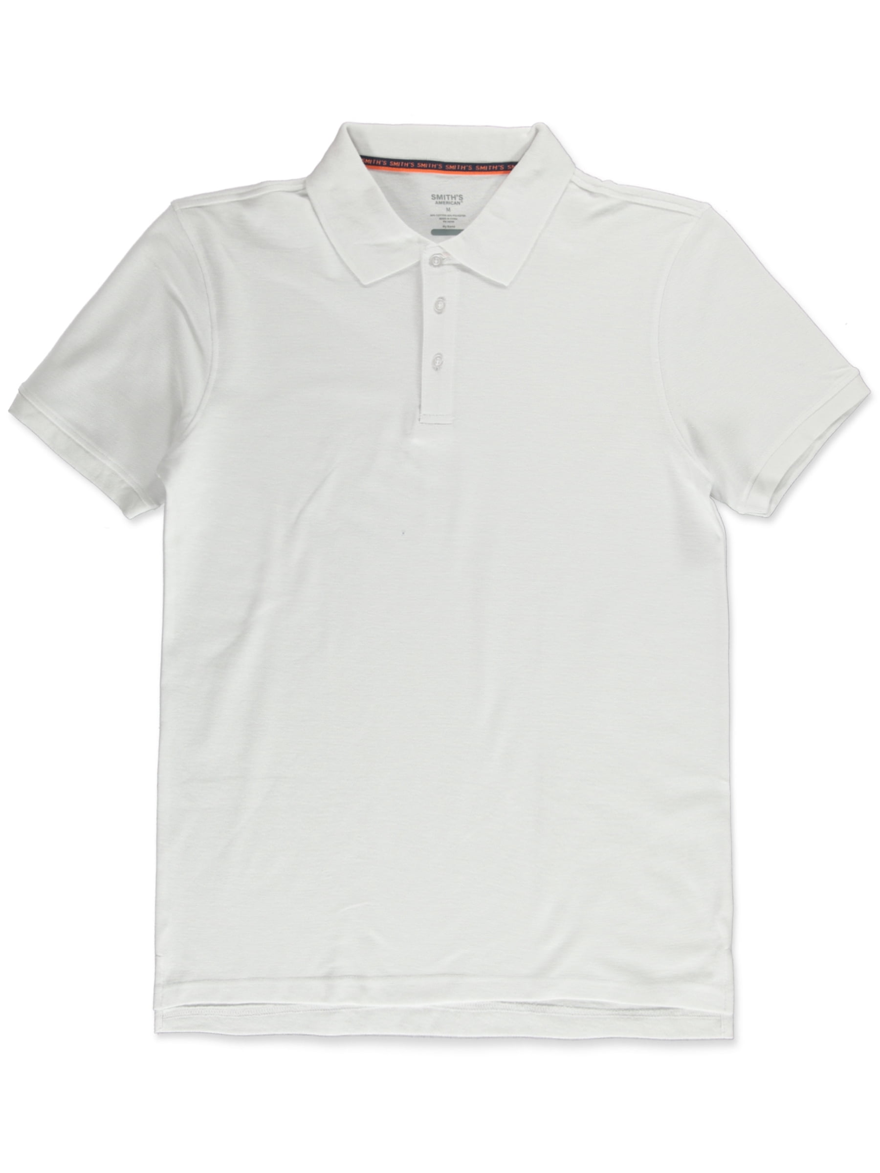 Smith's American Men's Pique Polo Shirt Color: white Size: l - Walmart.com