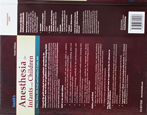 Pre-Owned Smith's Anesthesia for Infants and Children - Walmart.com