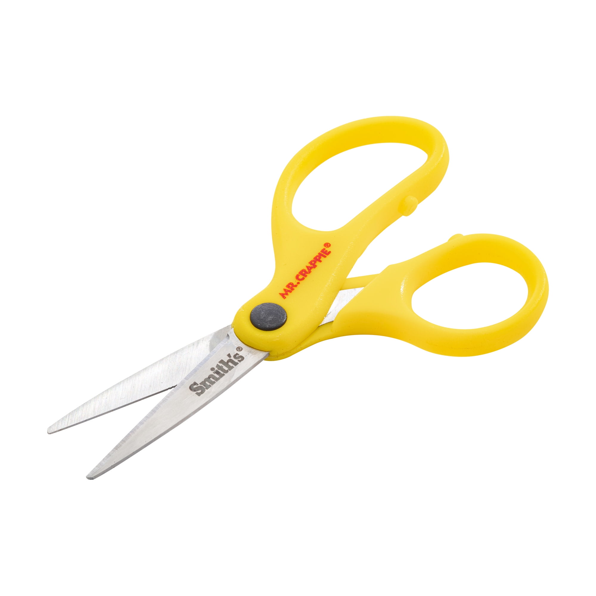 Smith's Mr. Crappie Stainless Steel Scissors, 3", Yellow, Single Pack ...