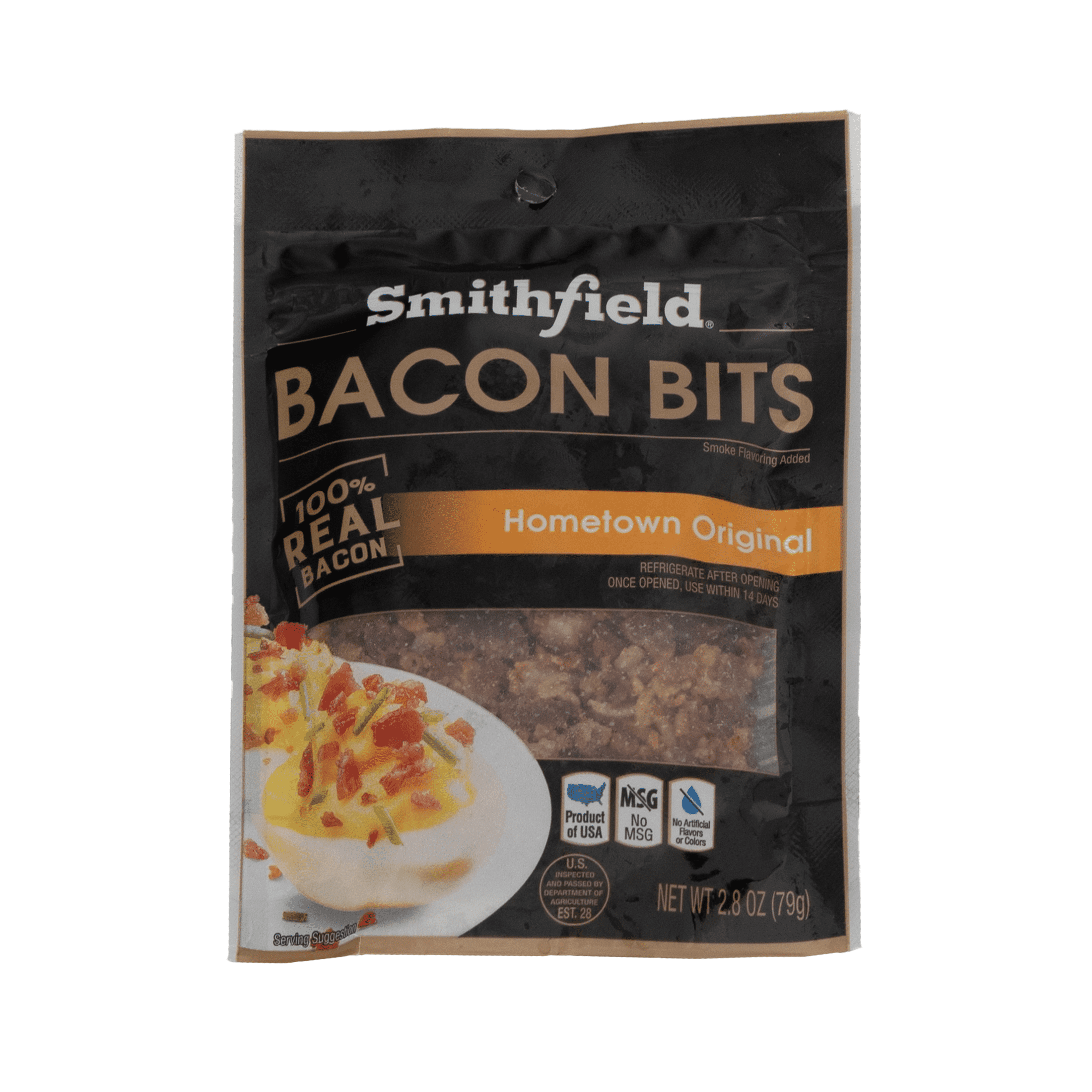 Smithfield, Original Bacon Bits, 2.8 oz (79g), Smoked Flavor, Keep ...