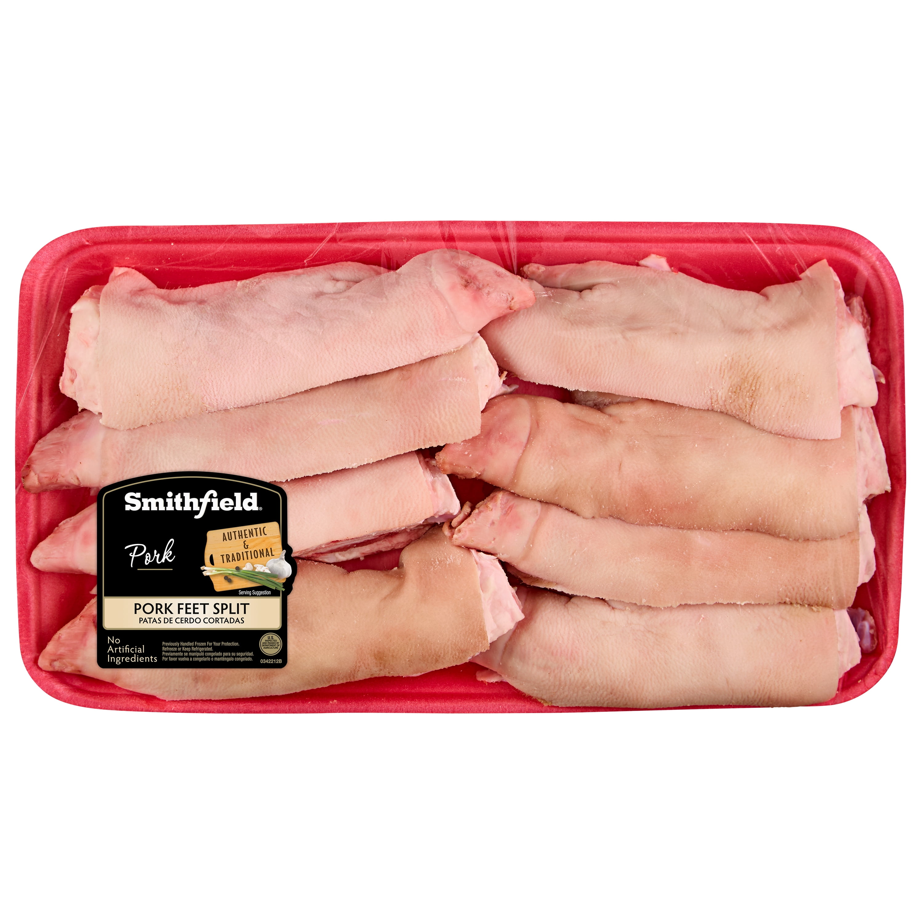 Smithfield Split Pork Pig feet, 2.80 - 4.90 lb, (Fresh) - Walmart.com