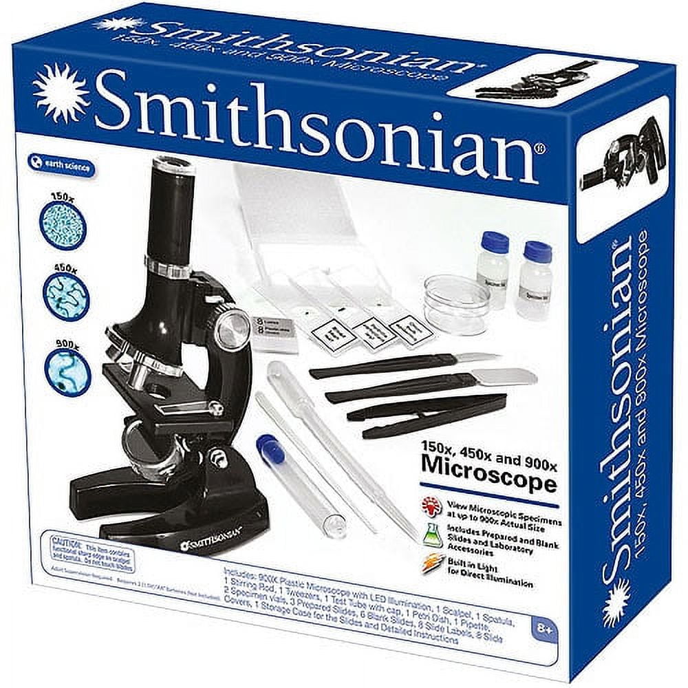 Smithsonian 150x, 450x & 900x Microscope, 1 Each - Walmart.com