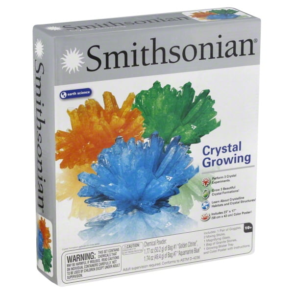 Smithsonian Crystal Growing Gem Kit - Walmart.com