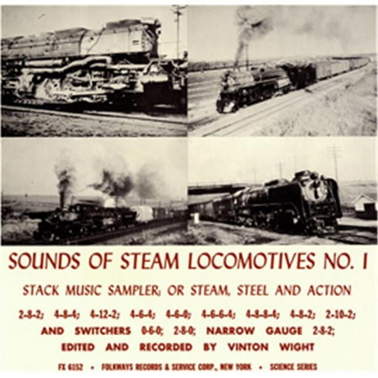 Smithsonian Folkways Sounds of Steam Locomotives- No. 1- Stack Music ...
