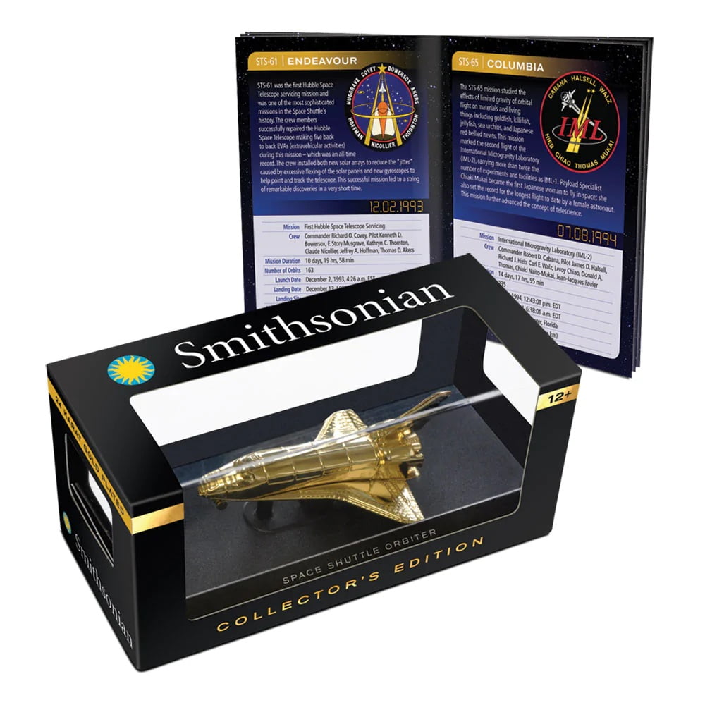 Smithsonian Gold Space Shuttle in Collector's Case Regular - Walmart.com
