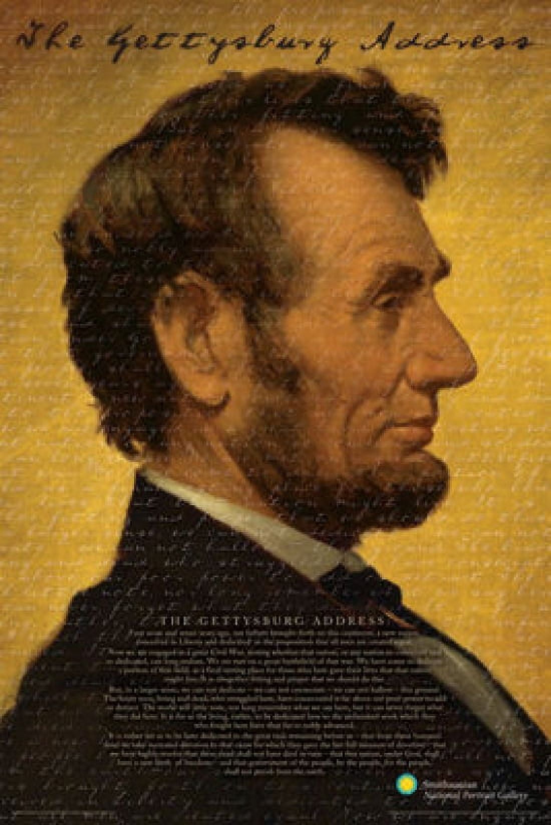 Smithsonian - Lincoln Laminated Poster (24 x 36) - Walmart.com