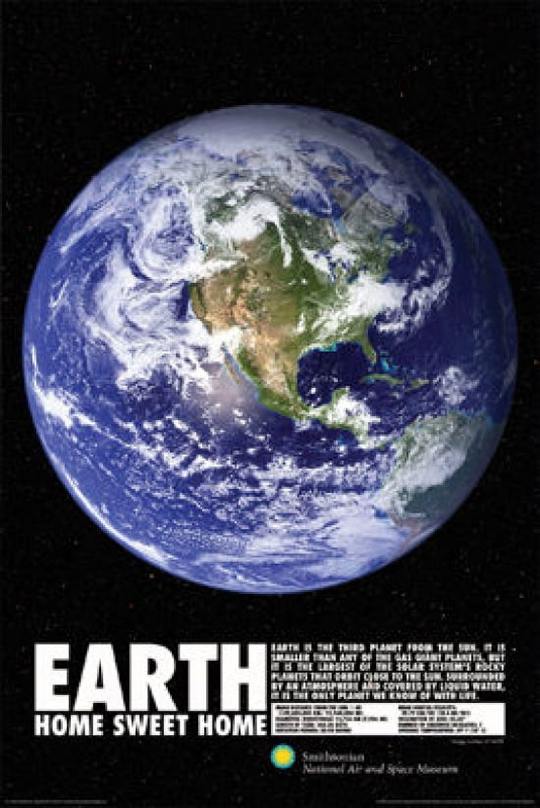 Smithsonian - Planet Earth Poster (24 x 36) - Walmart.com