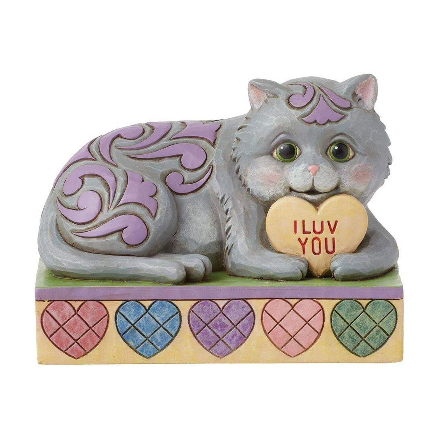 Smitten Kitten - Cat Laying by Message Hearts - Walmart.com