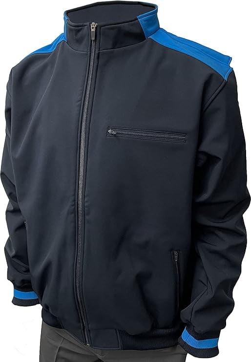 Smitty BBS343 NCAA Softball Style Full Zip Thermal Fleece Umpire Jacket ...