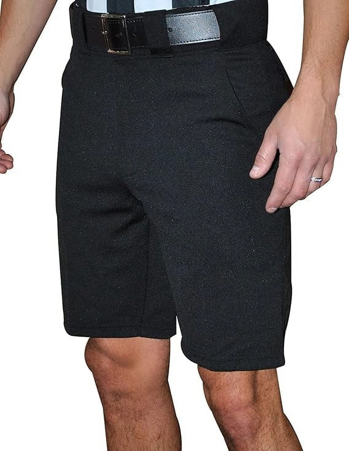 Smitty FBS171 Premium Knit Polyester Football Referee Shorts - Solid ...