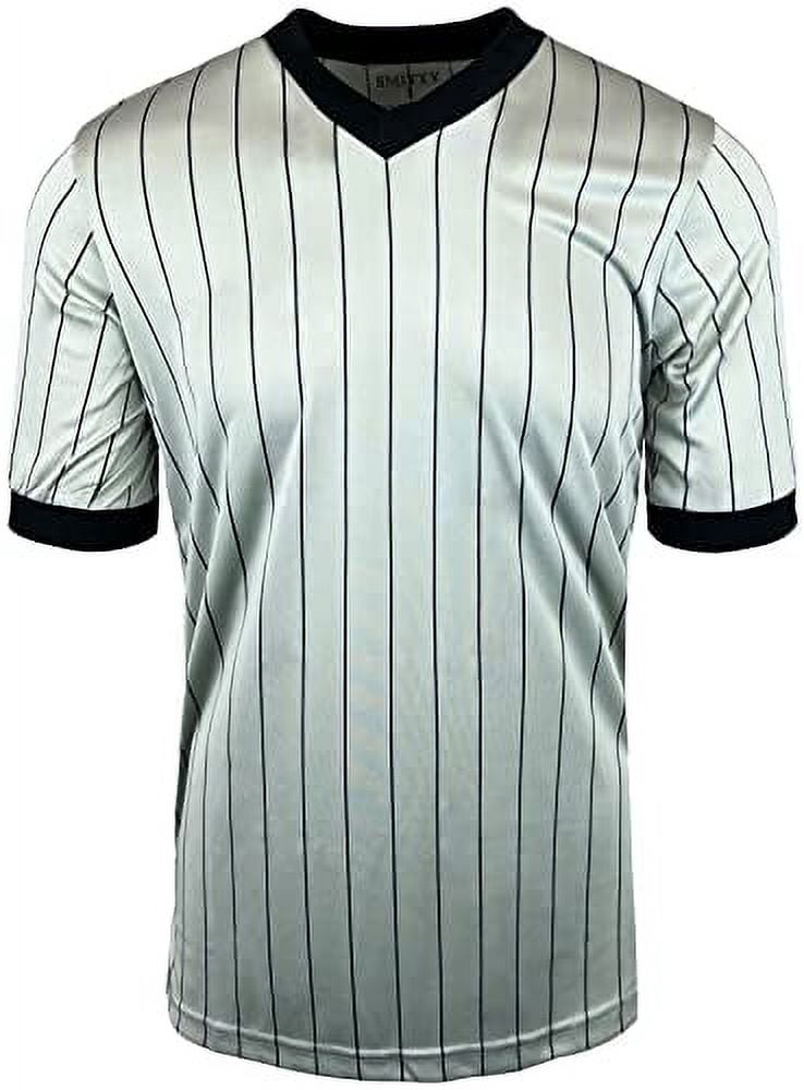 Smitty Men' Elite Performance Interlock V-Neck Referee Shirt - Grey ...