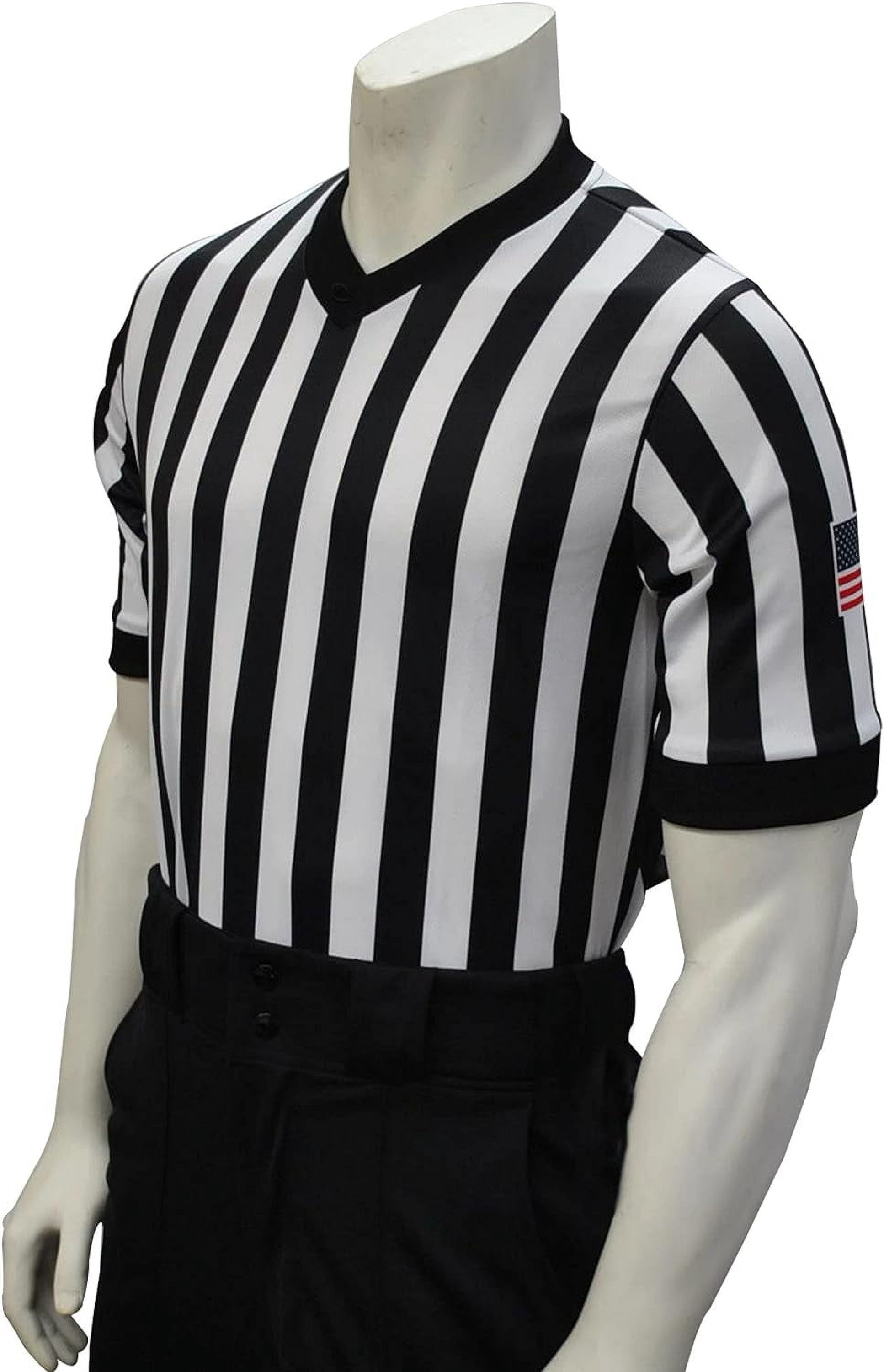 Smitty Men's V-Neck Basketball Referee Shirt & Flag - Walmart.com