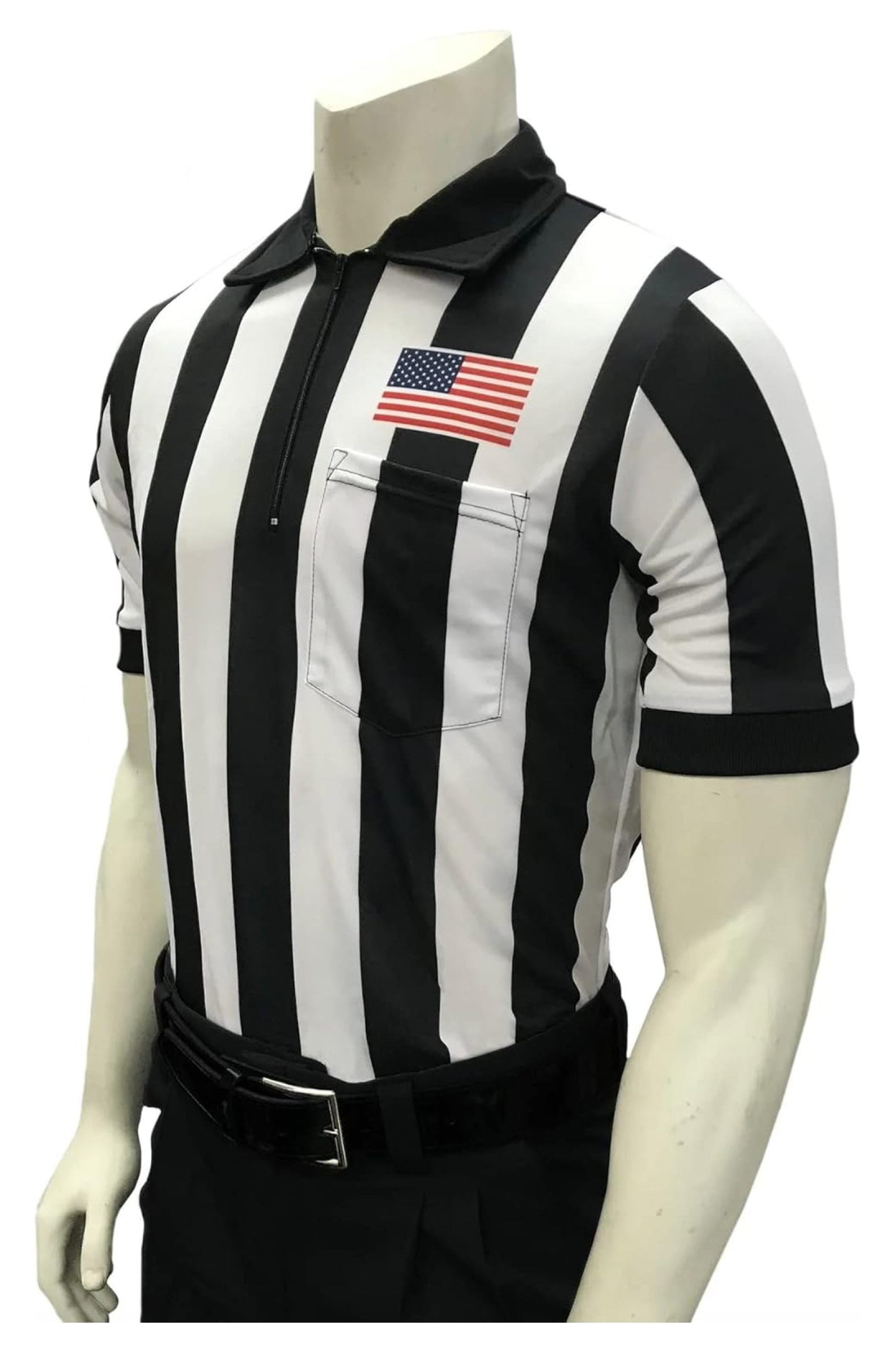 Smitty | USA-117 | 2" Stripe Football Referee Short Sleeve Shirt | USA ...