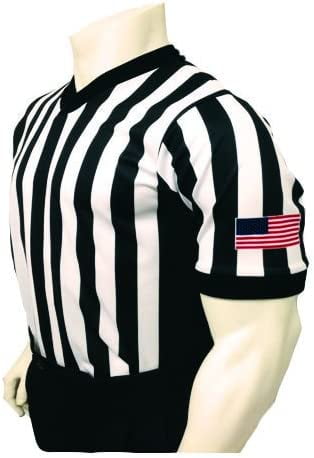 Smitty USA201 Men's Basketball Referee Shirt with Black Side Panel and ...