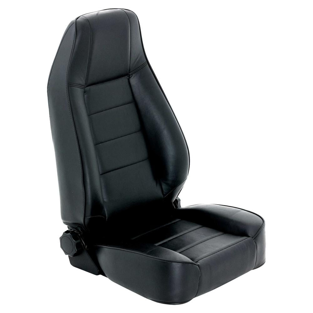 Smittybilt 45001 Factory Style Front Bucket Seat with Recliner Black ...