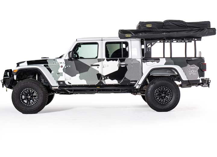 Smittybilt 79634 20-C Jeep Gladiator SRC Side Armor With Steps ...
