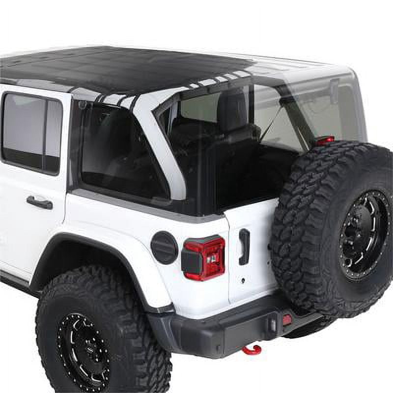 Smittybilt 97501 Cloak Extended Mesh Top Fits 18-25 Wrangler (JL ...