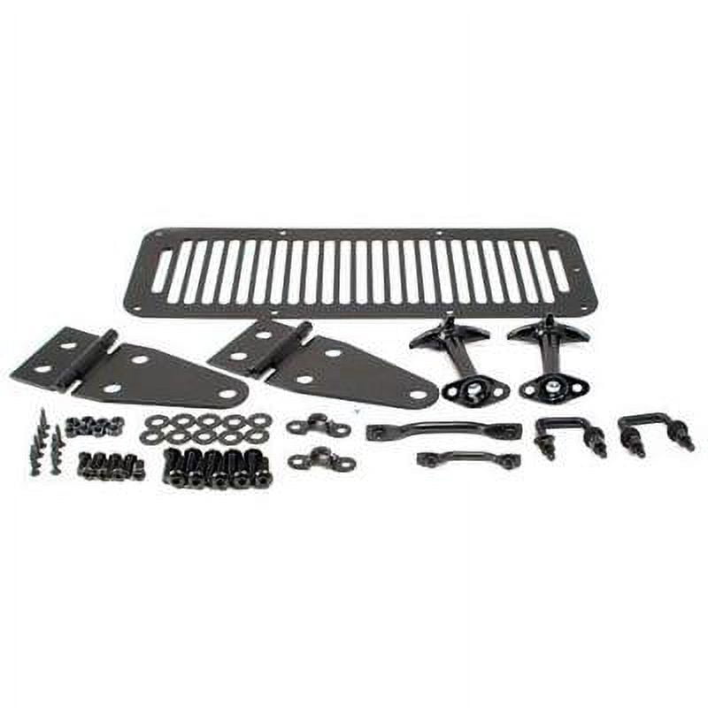 Smittybilt Complete Hood Set (Black) - 7699 - Walmart.com