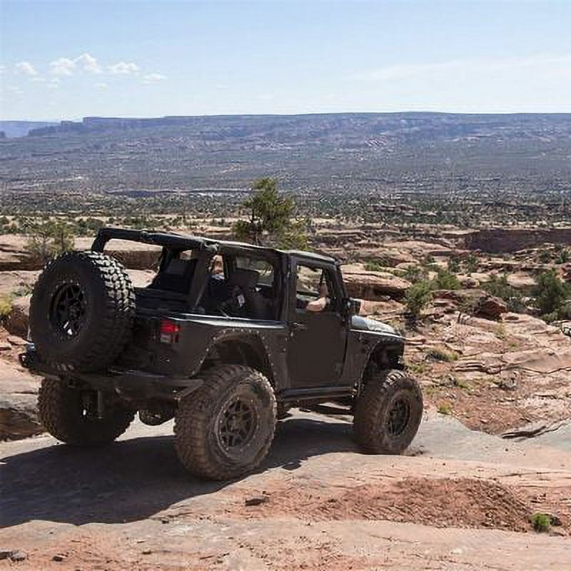Smittybilt XRC Full Rear Corner Armor (Black) - 76881 - Walmart.com
