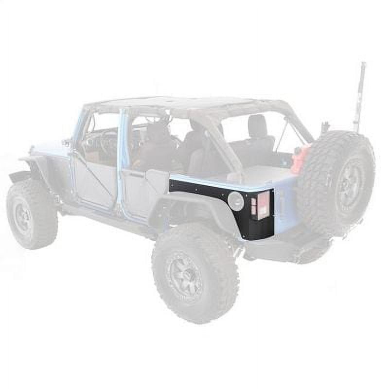 Smittybilt XRC Rear Quarter Panel Armor Skins (Black) - 76982 - Walmart.com