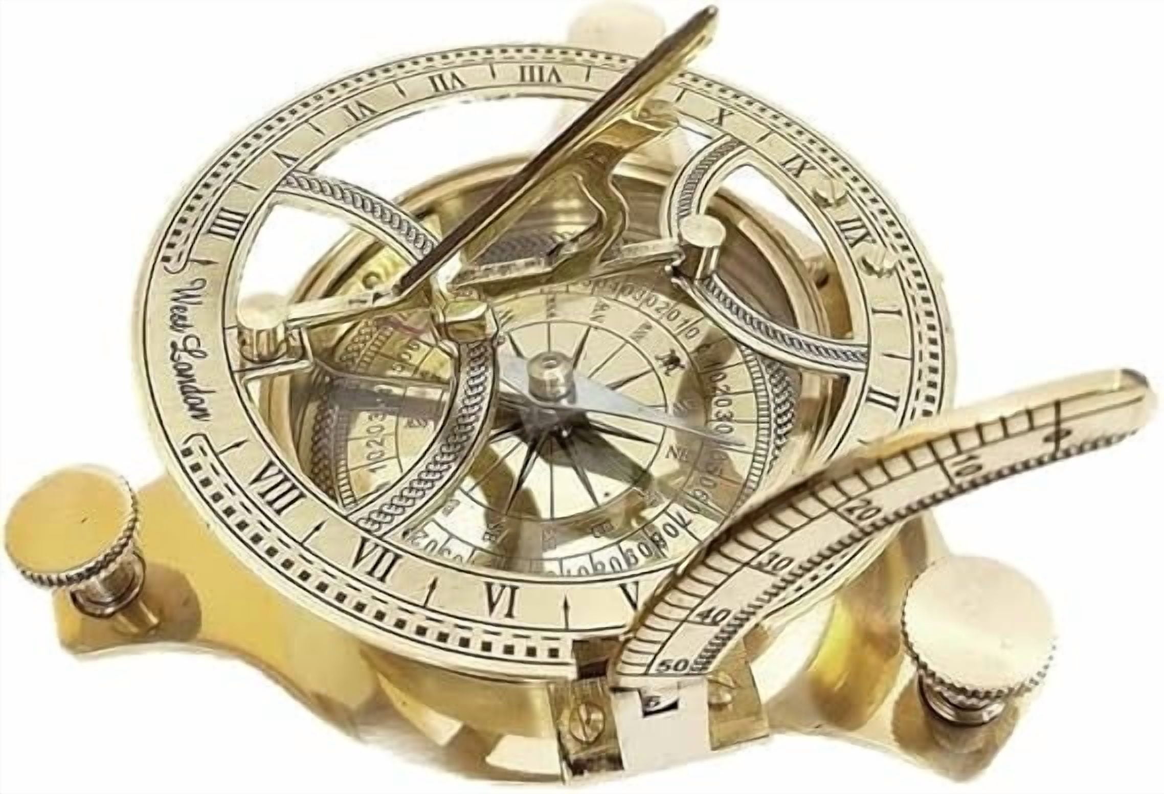 Smizzy Navigational Maritime Vintage Nautical Brass Compasses Fully ...