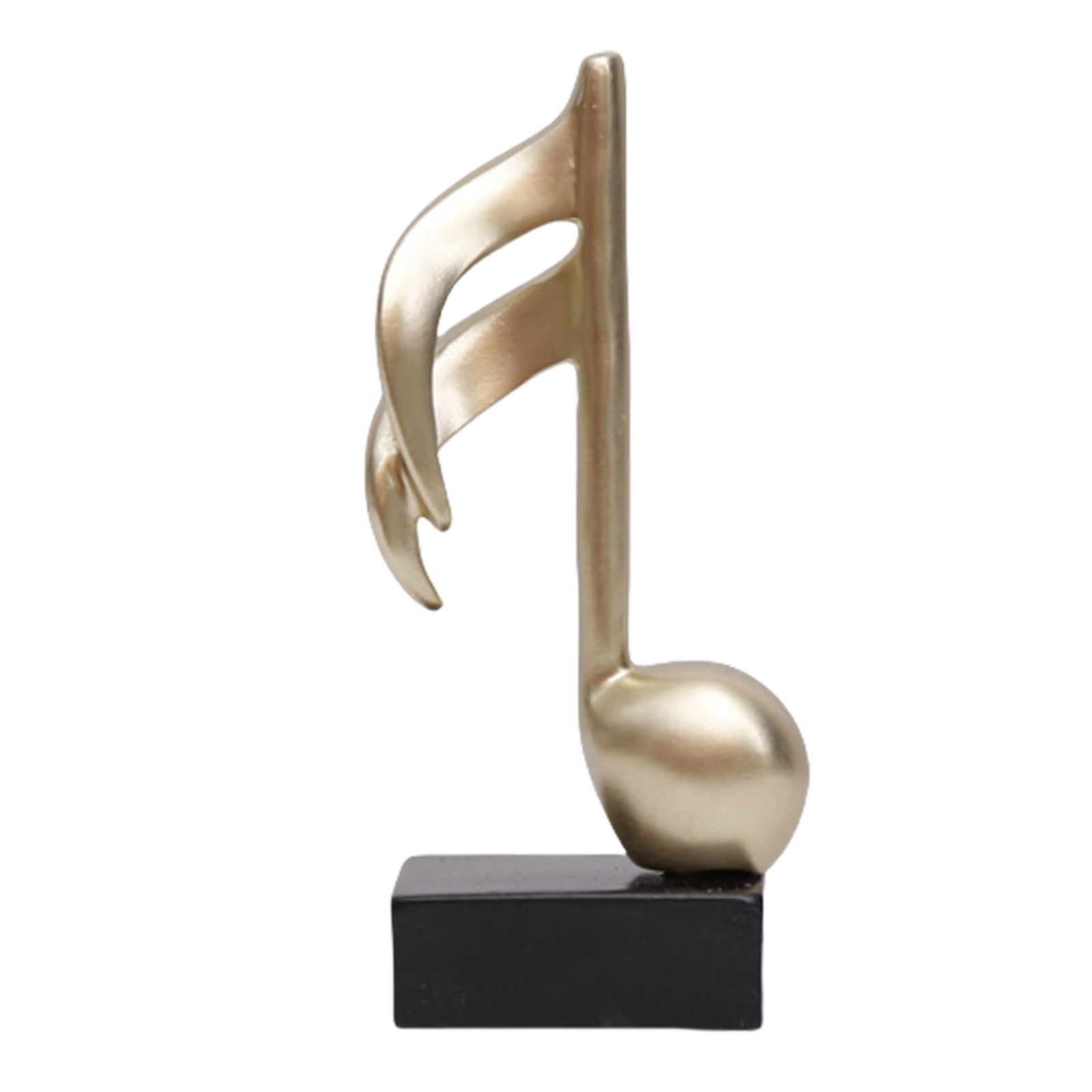 Smke 1 Piece Gold Music Note Sculptures Home Decor For Shelf Decor ...