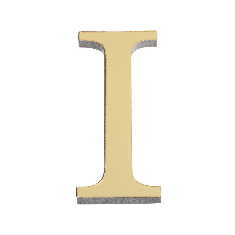 Smke 3.9 Inch Sticker English Letters, Acrylic Alphabet Letters ...