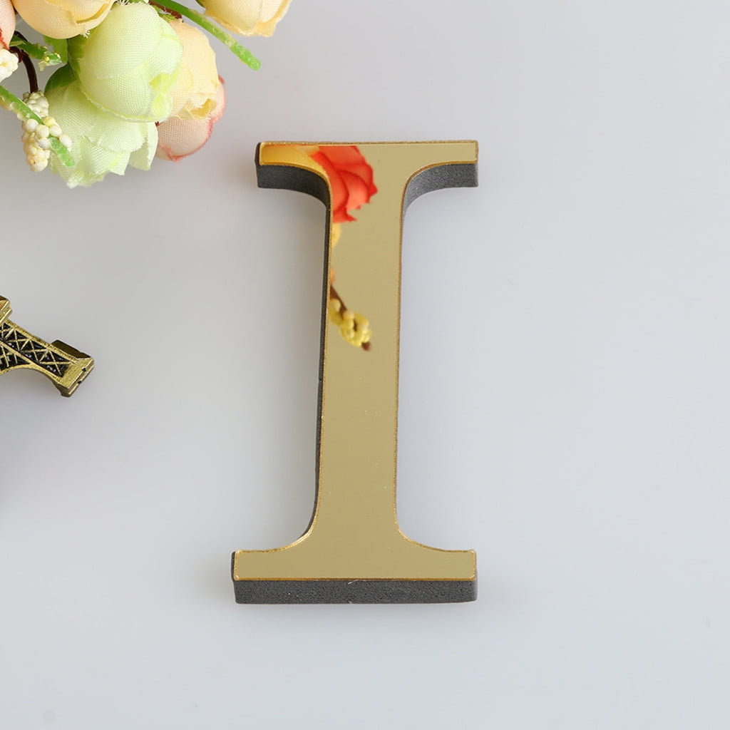 Smke 3.9 Inch Sticker English Letters, Acrylic Alphabet Letters ...