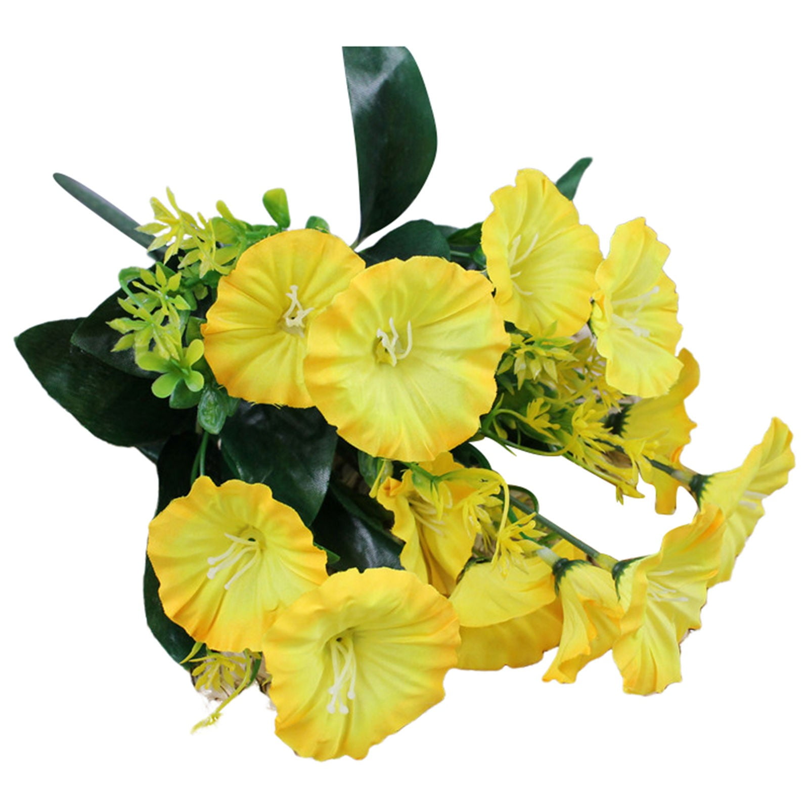 Smke Artificial Flowers For Outdoors, Faux Morning Glory Plants ...