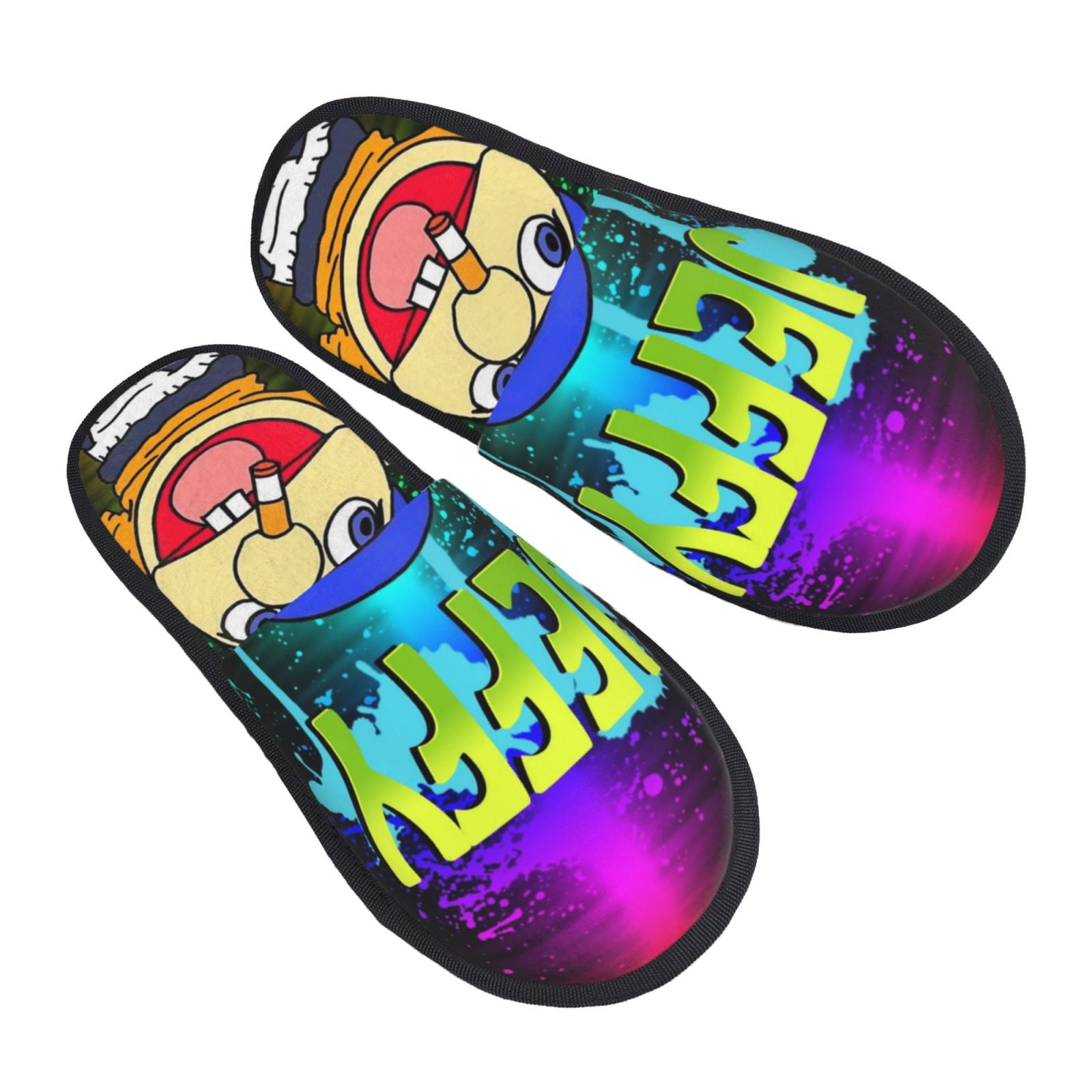 Sml Cartoon Jef-,Fy House Slippers For Women Men Indoor Outdoor-Cute ...