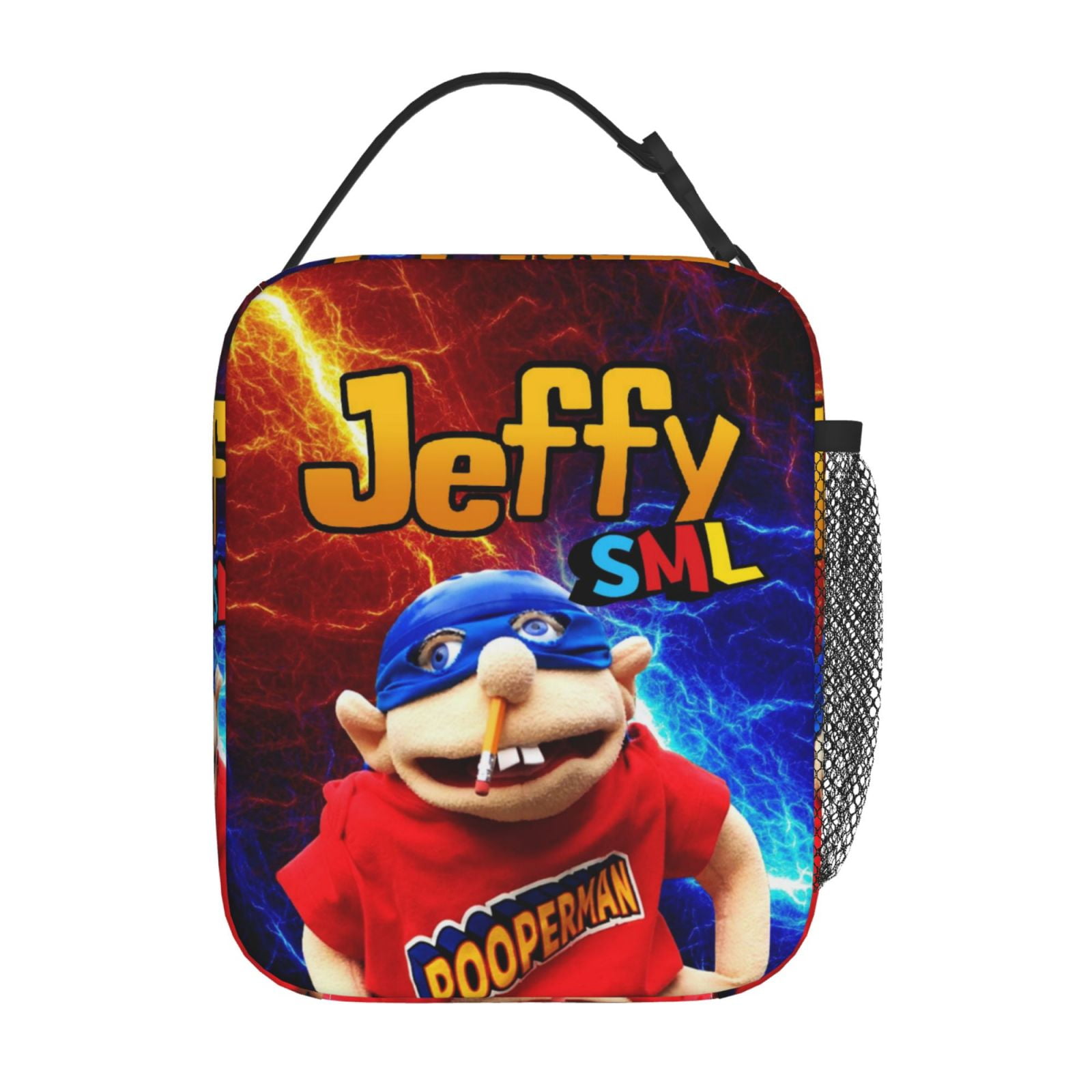 Sml Cartoon Jef-,fy Lunch Bag Insulation Tote Bag Portable Lunch Box ...