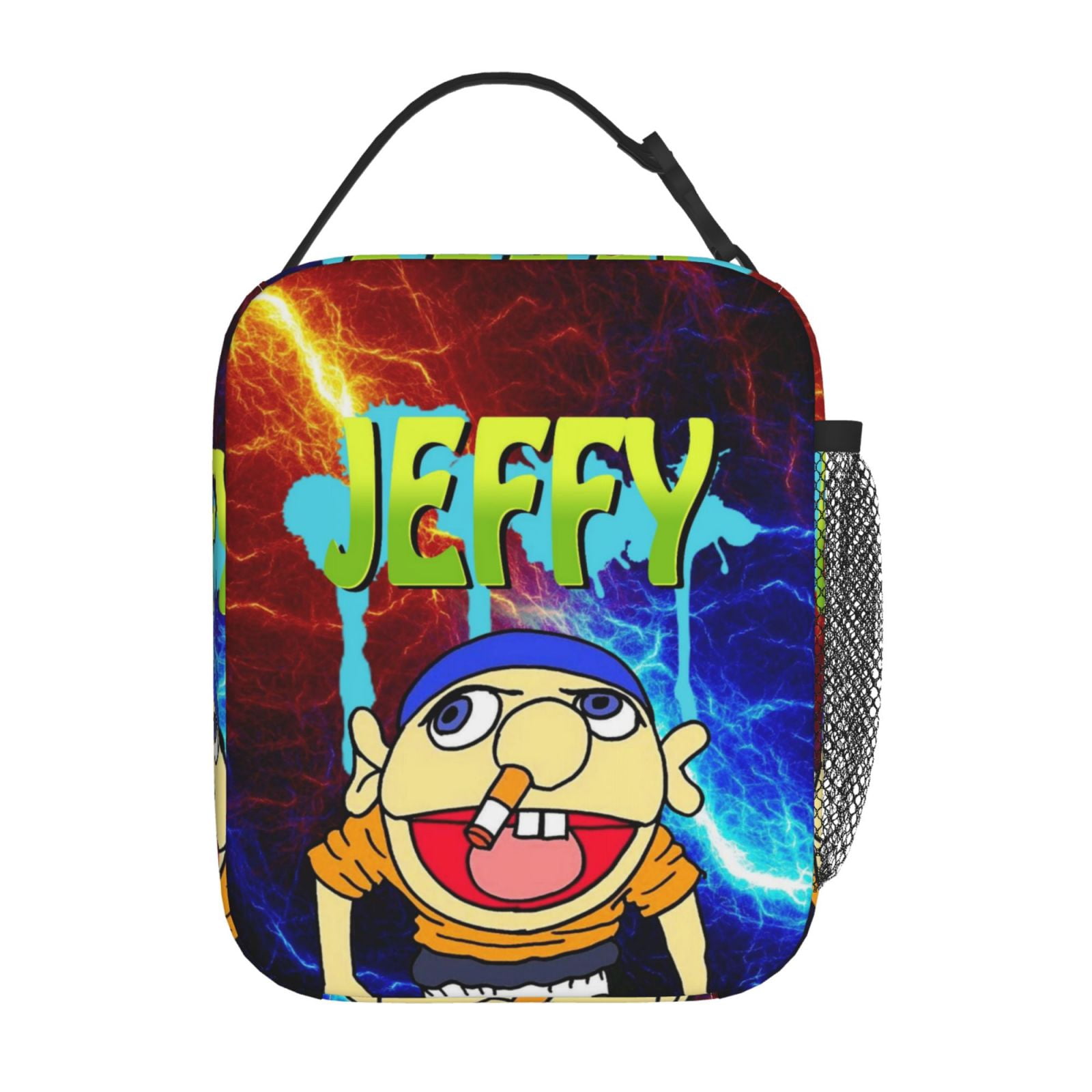 Sml Cartoon Jef-,fy Lunch Bag Insulation Tote Bag Portable Lunch Box ...