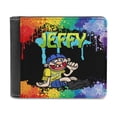 Sml Cartoon Jef-,fy Wallet for Men Leather Purse Clutch Card Holders ...