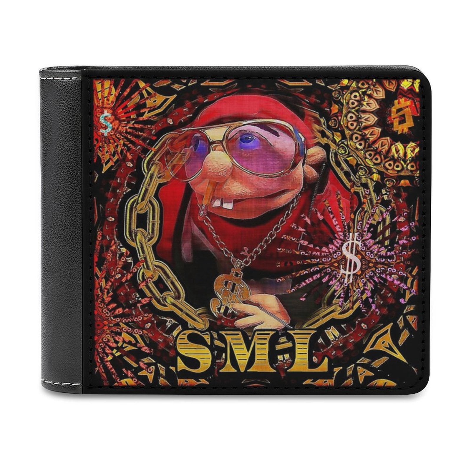 Sml Cartoon Jef-,fy Wallet for Men Leather Purse Clutch Card Holders ...