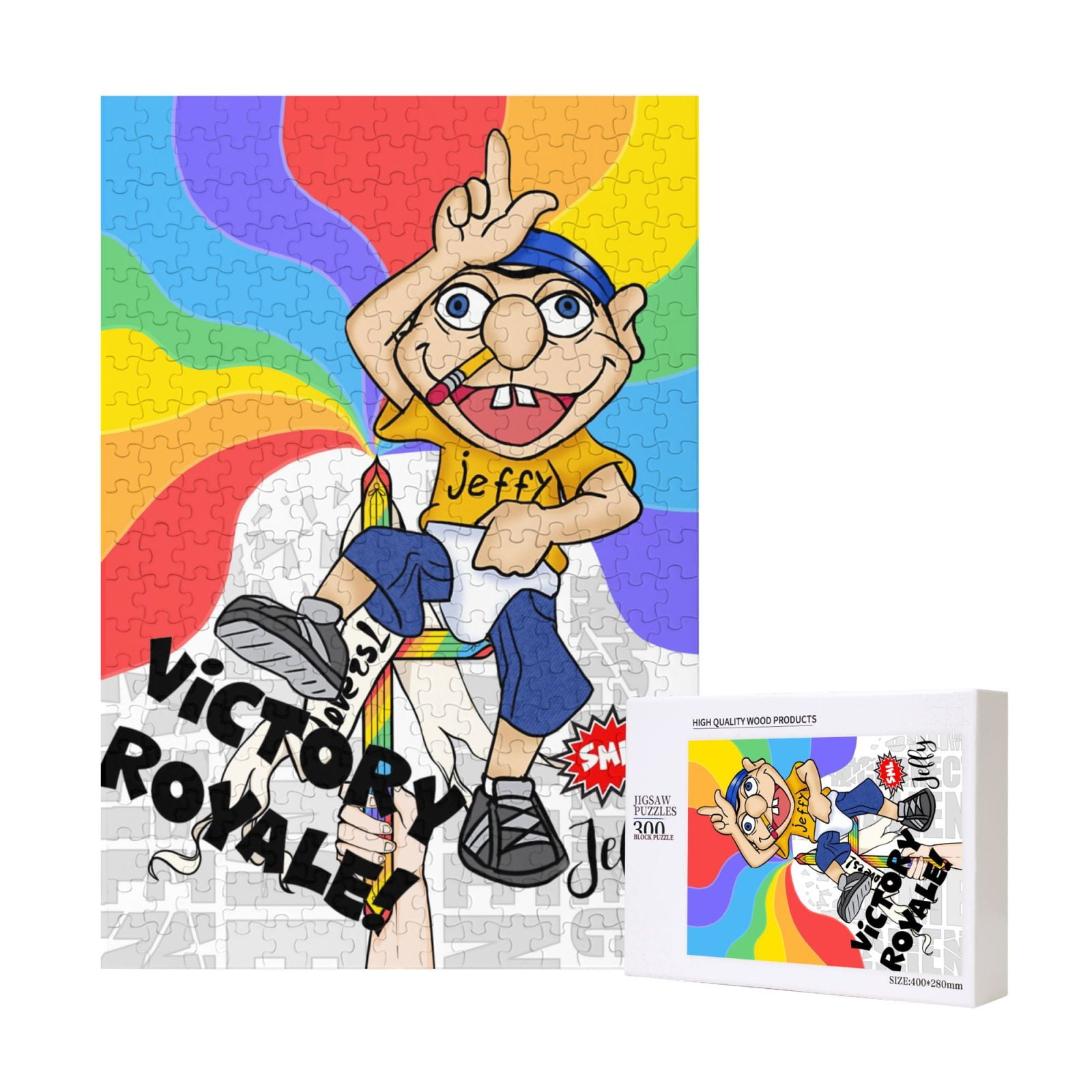 Sml Jeffy _9 Picture Puzzle For Adults - 300 Piece Of Wooden Puzzle ...