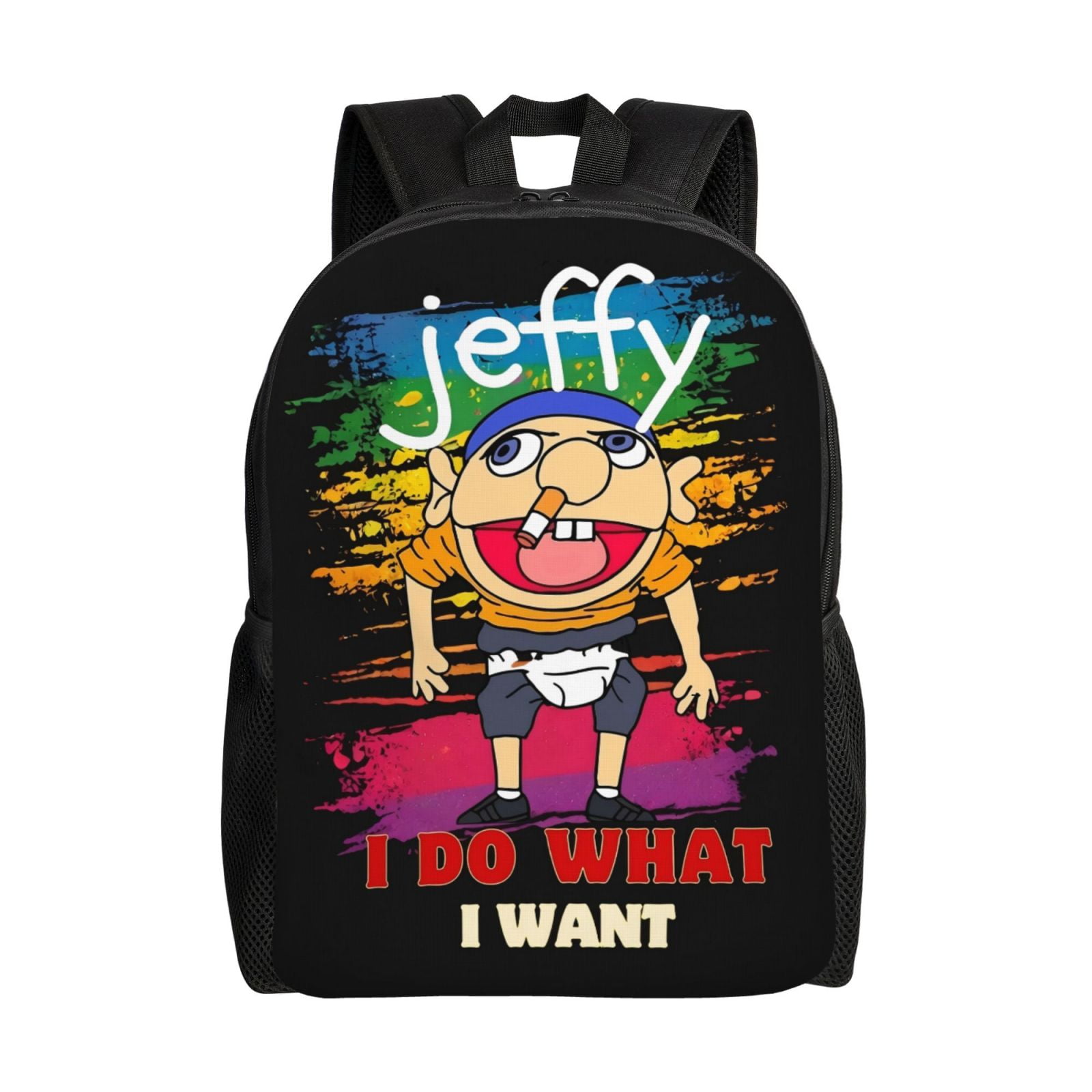 Sml Jeffy Backpack Casual Daypack Large Capacity Travel Work School ...