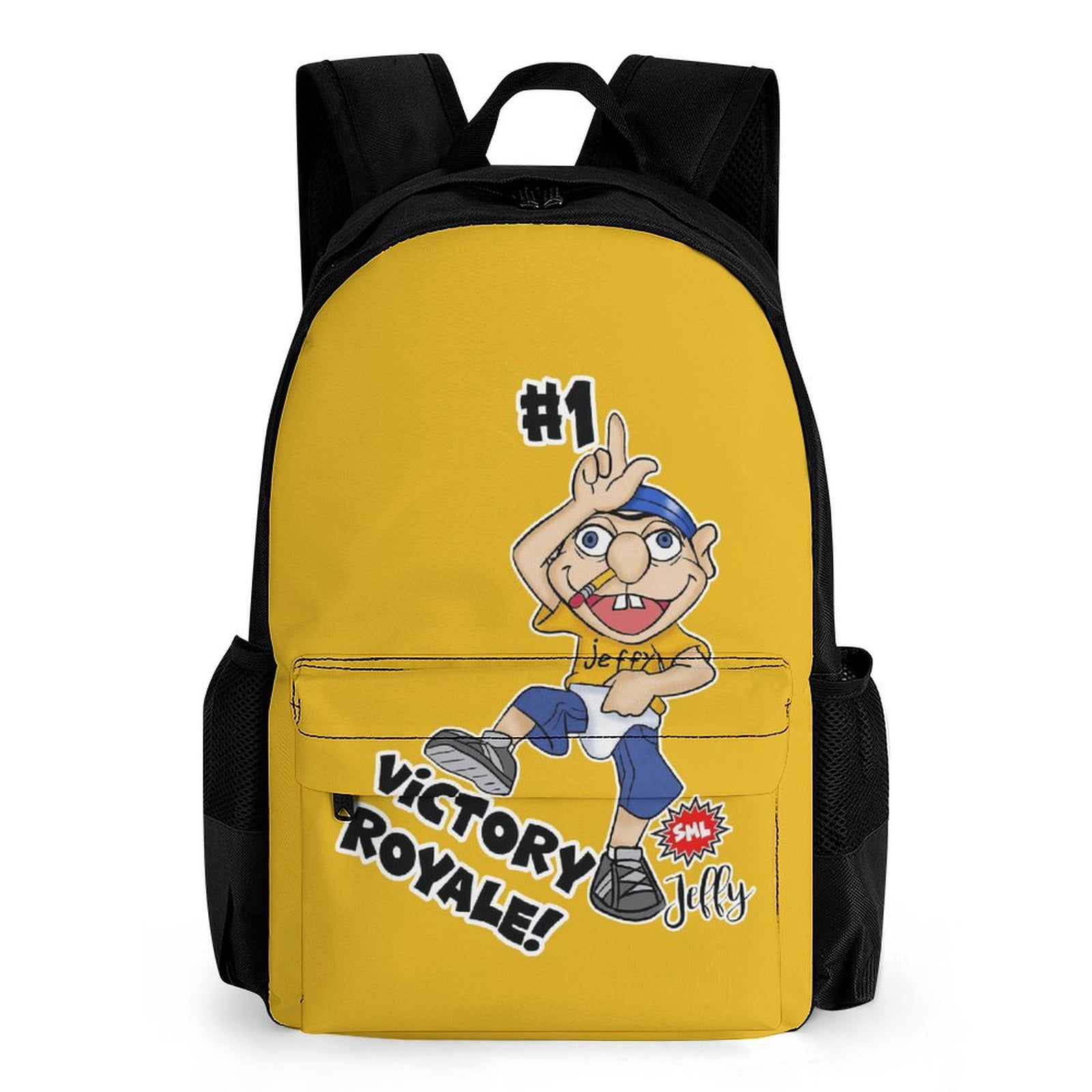 Sml Jeffy Backpack with Adjustable Straps Multiple Pockets Backpack for ...